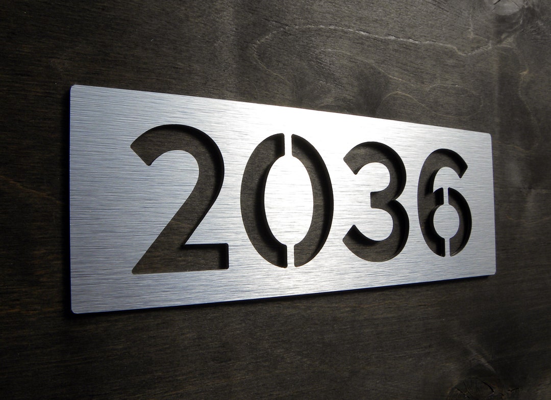 Silver Door Apartmnent Signs. Plates for Condominiums. Unit Complex ...
