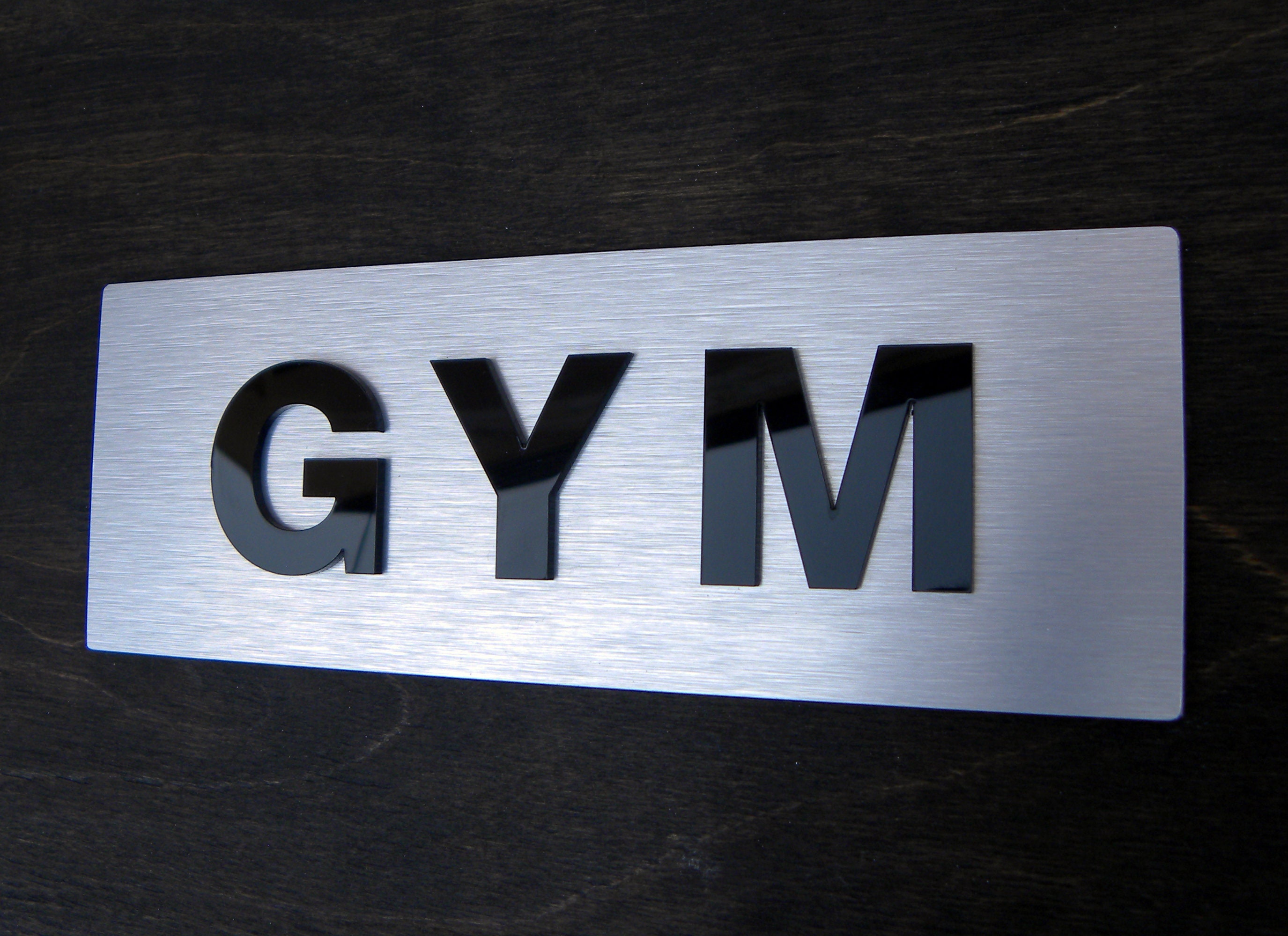 GYM Sign , Door Plaque for GYMS , Fitness Training Club Center Modern ...