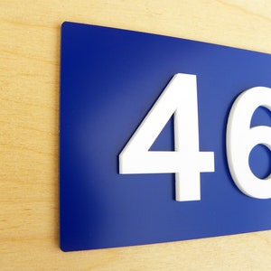 Apartment Door Plaque | Black Plates for Doors | Building Plate Numbers ...