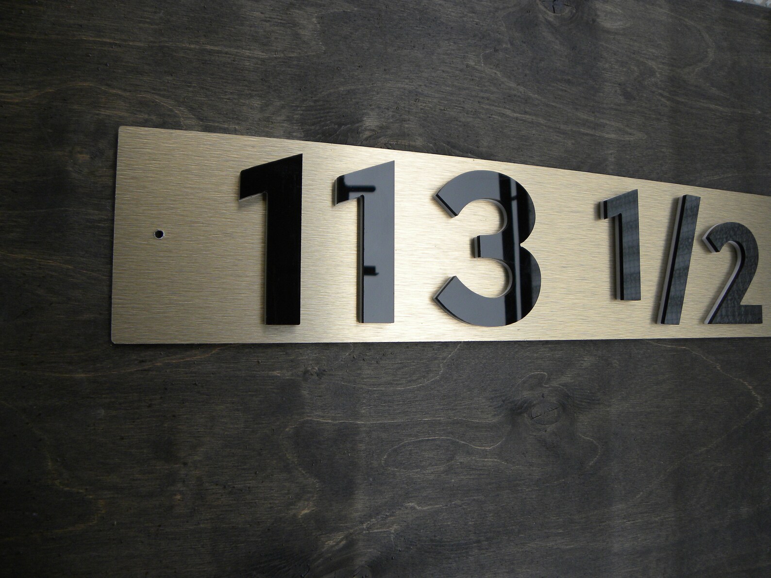 Custom Address Sign. Address Stainless Number Signs. Address | Etsy