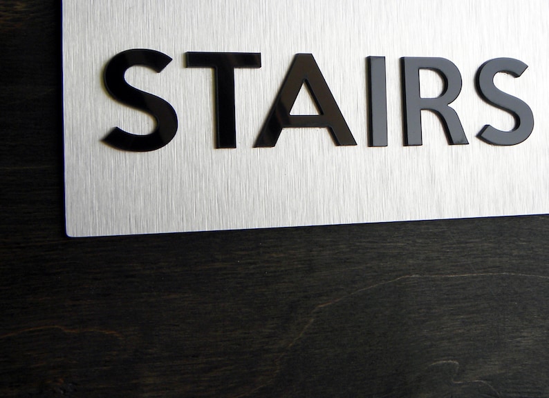 Stairs Step Hotel and Apartment Sign. Stairway Wall Custom Signs ...