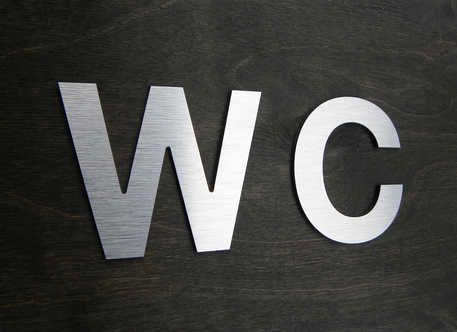 Bathrooms WC Letters for Walls. Restroom Directional Adhesive - Etsy UK