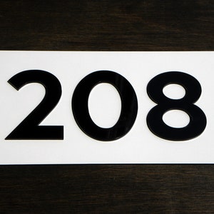 Front Door Signs. Address White Sign for Doors. Number Signage. Guest ...