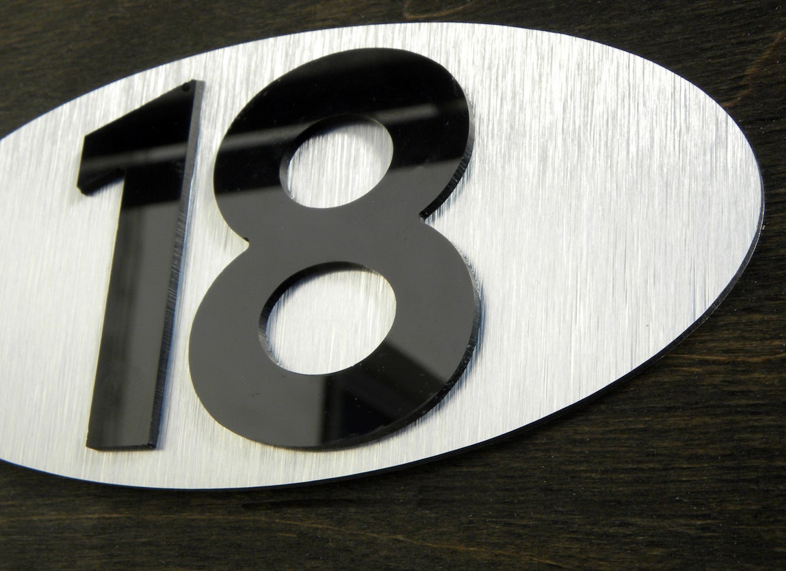 Custom Apartment Front Oval Door Signs. Metal Brass Elipse Apartments ...