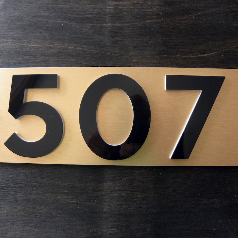 Copper Address Plate - Etsy