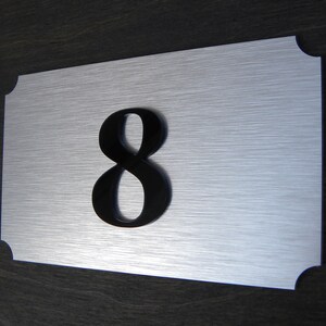 Apartment Complex Door Sign . Number Plates for Buildings . Unit Decor ...