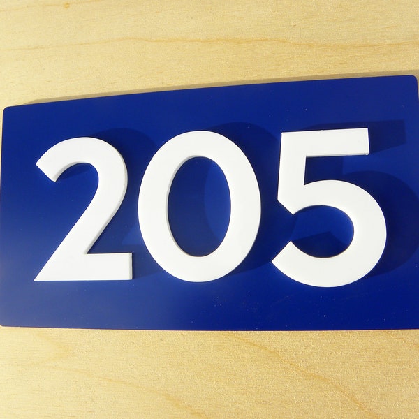 House Number Plate for Front Door - Etsy