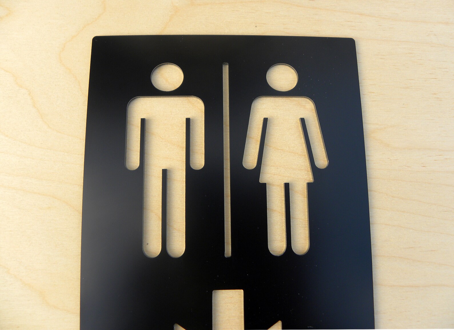 Restroom Directional Sign | Commercial Down up Left Right Signs With ...