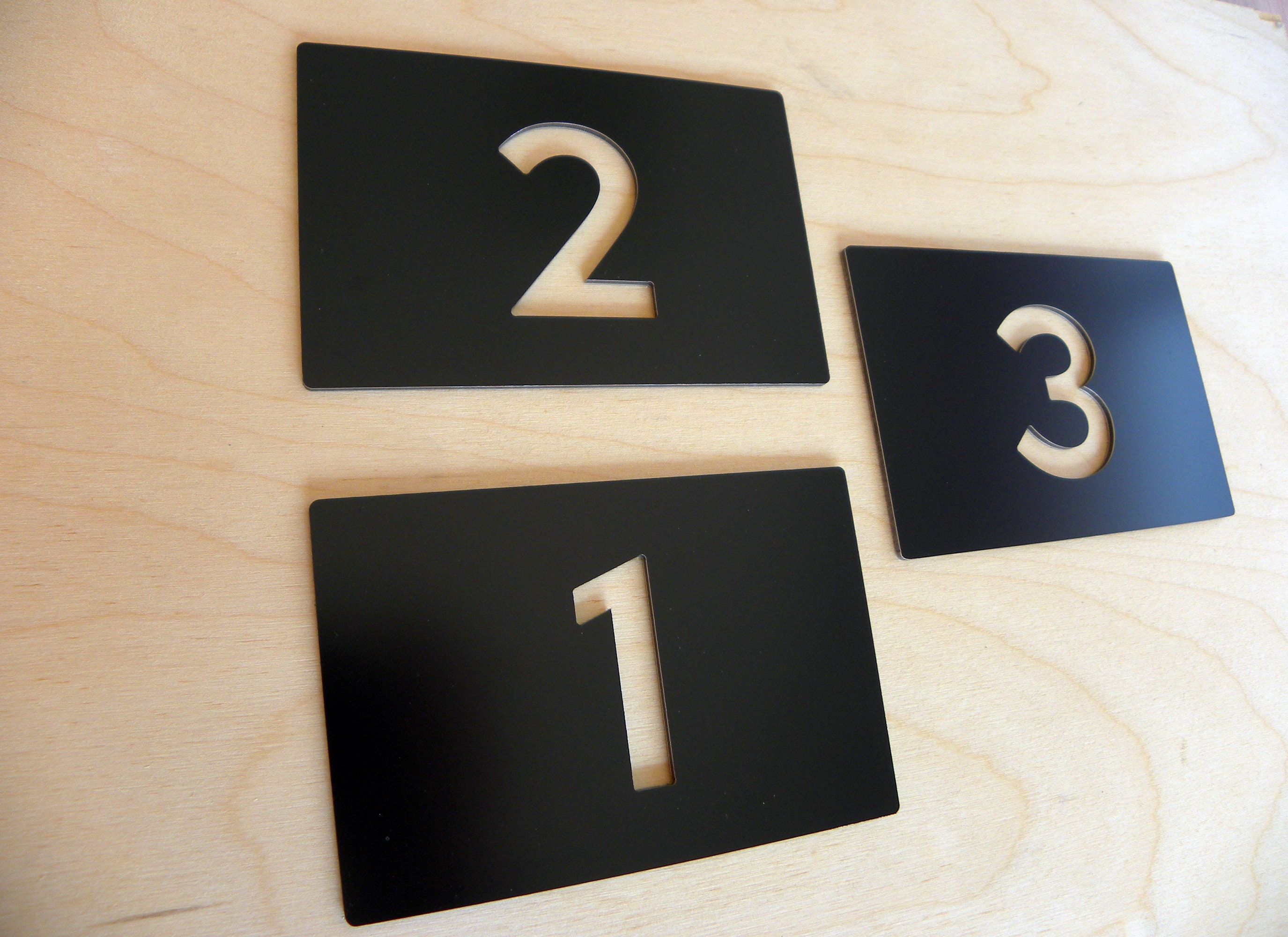Condominium Door Signs. Black Plates for Apartments. Unit Complex Front ...