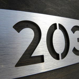 Door Signs | Bronze Plate for Apartments | Personalized Front Numbers ...