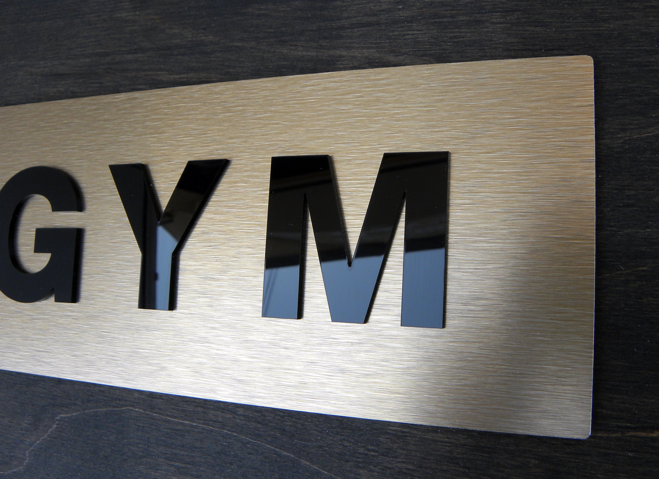 GYM Sign , Door Plaque for GYMS , Fitness Training Club Center Modern ...
