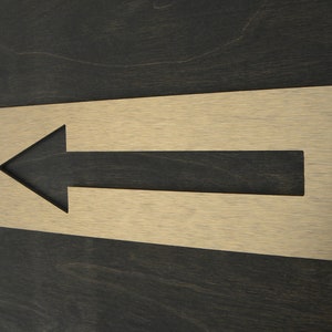 Arrow Directional Sign. Traffic Decor Directions Signage . Adhesive ...