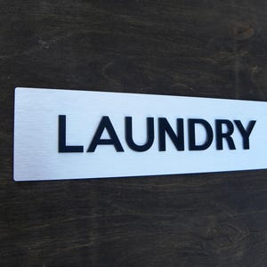 LAUNDRY Room - Modern Corporate Sign - Custom Signage for Laundry Room ...
