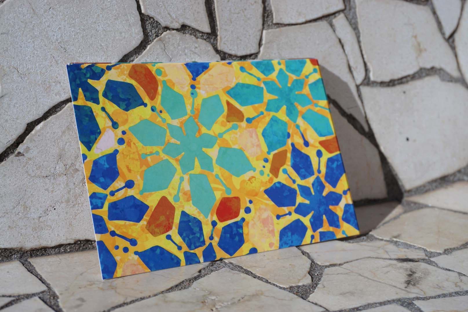 Spanish Tile - Barcelona - Art Illustration Collection Print Gaudi ...