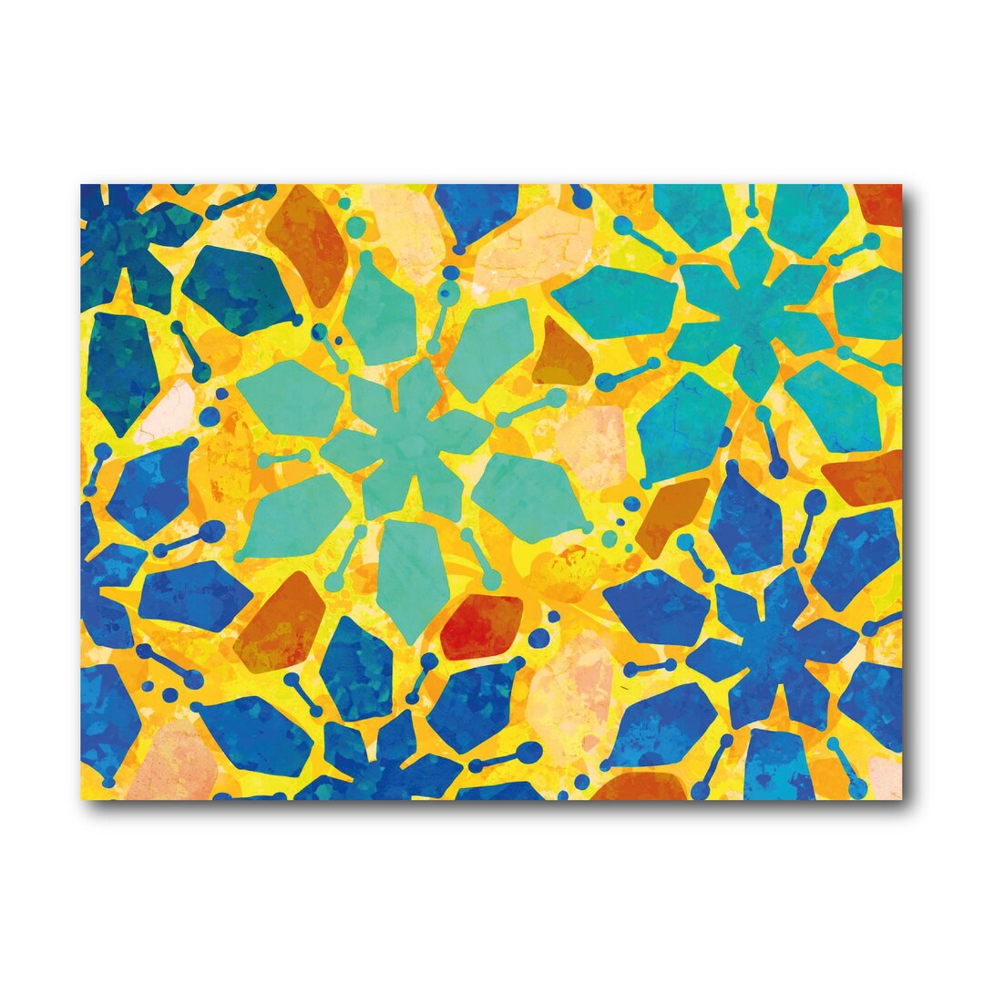 Spanish Tile - Barcelona - Art Illustration Collection Print Gaudi ...