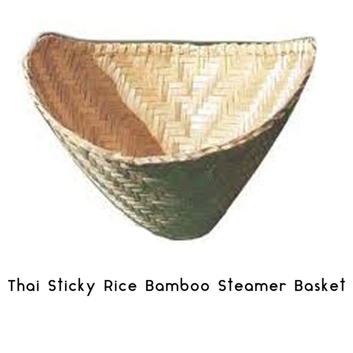 Thai Sticky Rice Steamer Basket: Bamboo Steam Cooker for Authentic Thai ...