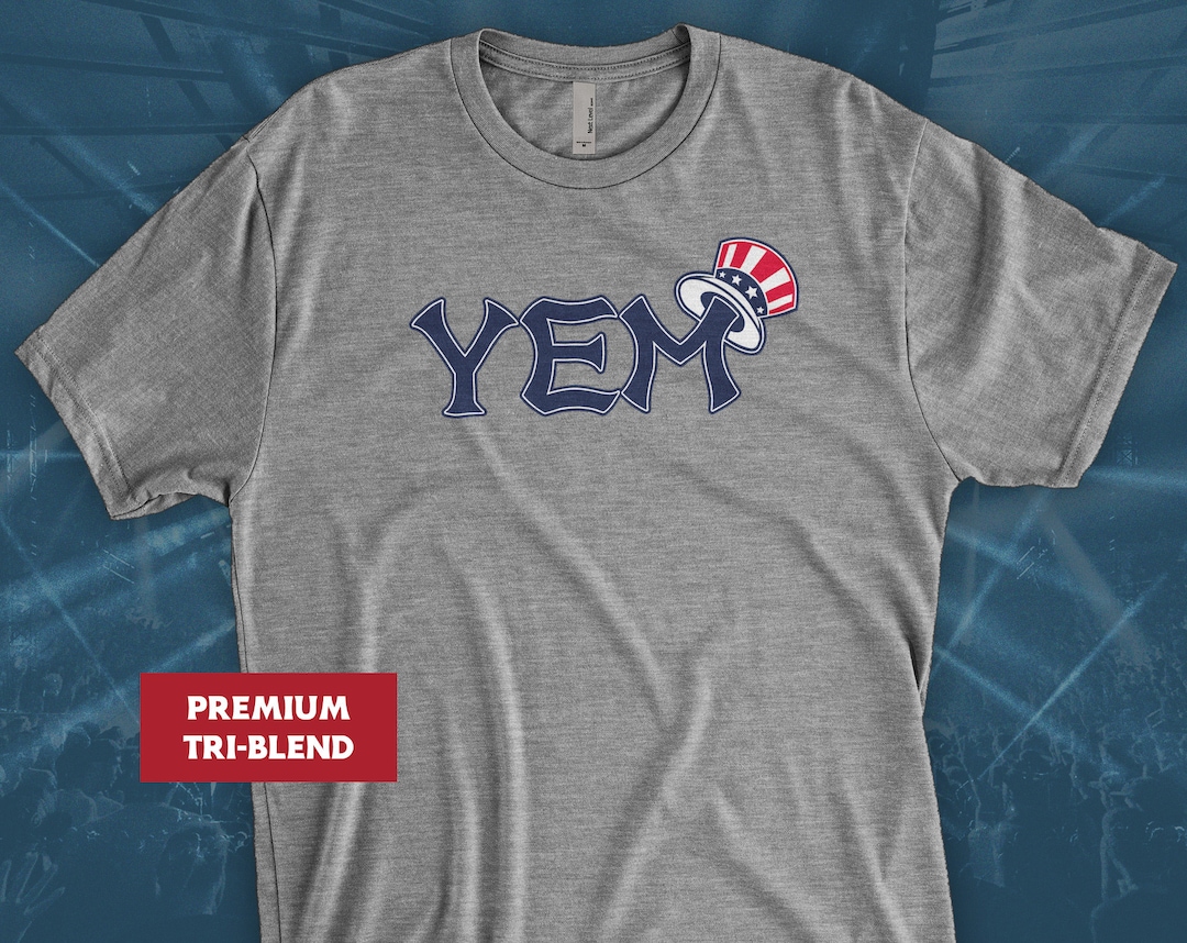 Phish Yankees YEM You Enjoy Myself Trey Anastasio Lot Tee Tri Blend T ...