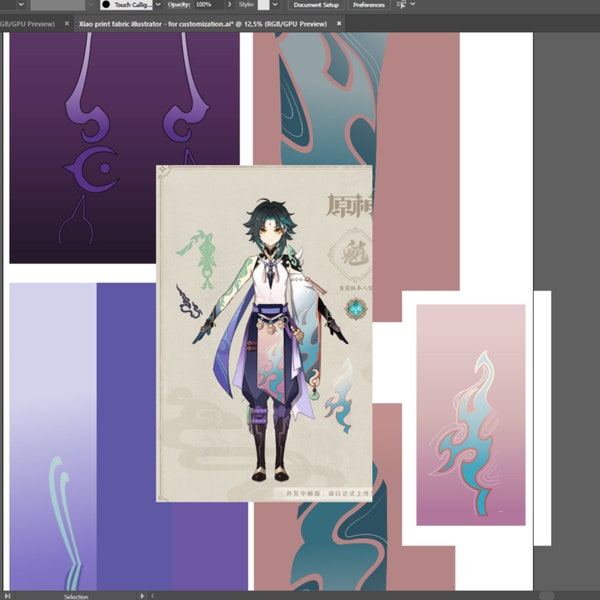 Genshin Sewing Pattern - Etsy