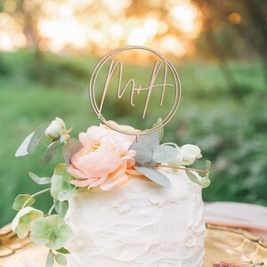 Rustic Decor Cake Topper Made From Wood Special Occasion - Etsy