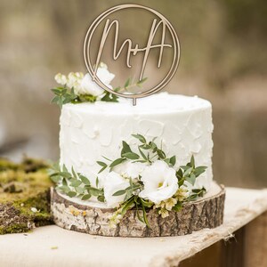 Rustic Decor Cake Topper Made From Wood Special Occasion - Etsy