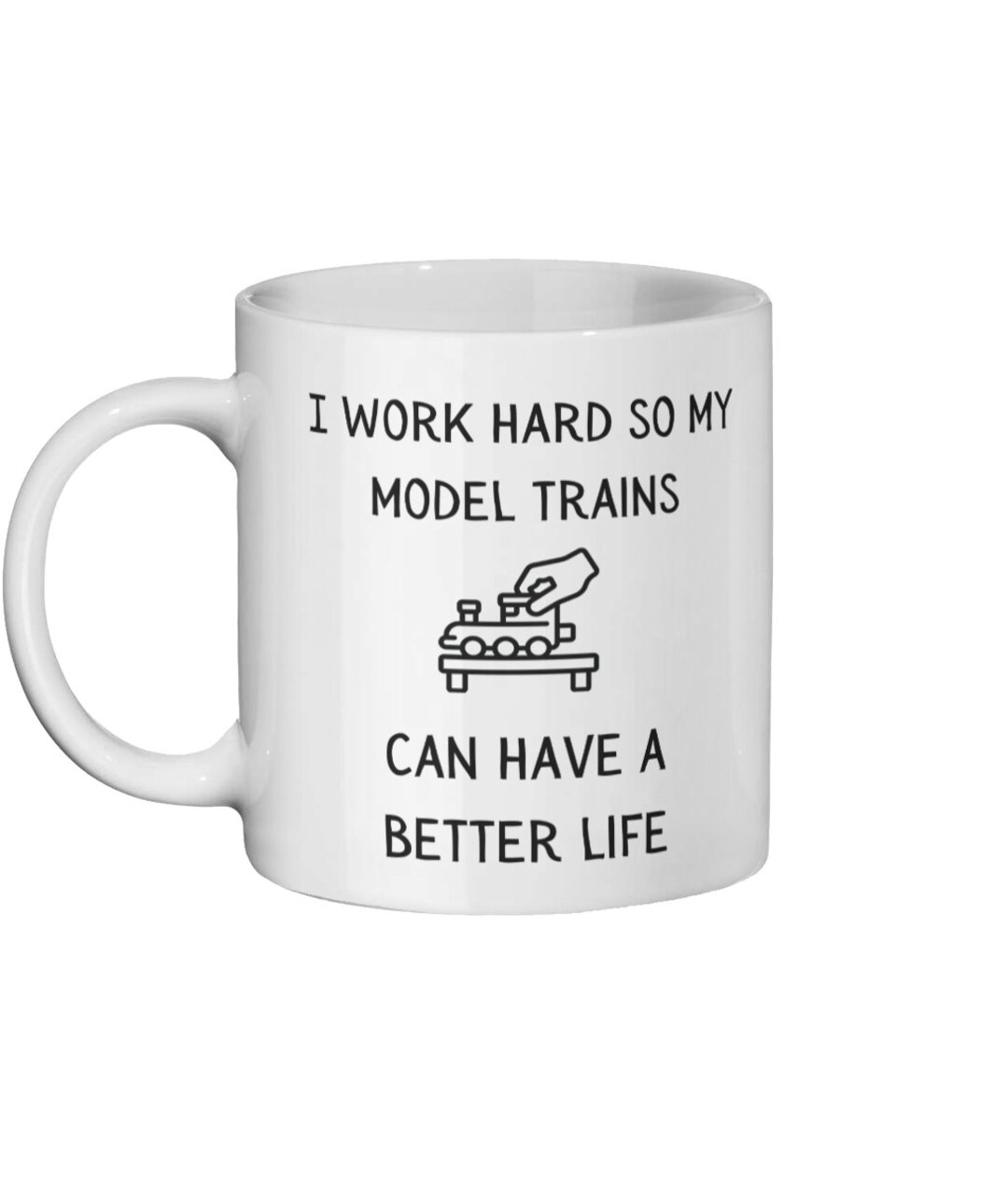 Train Collectors Gift Mug ~ Model Train Set Lover Gift Mug ~ Funny ...