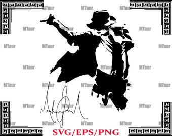 Michael Jackson Svg | Etsy