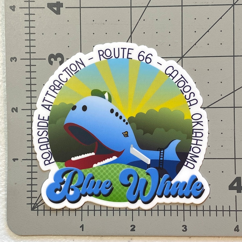 Whale Sticker - Etsy
