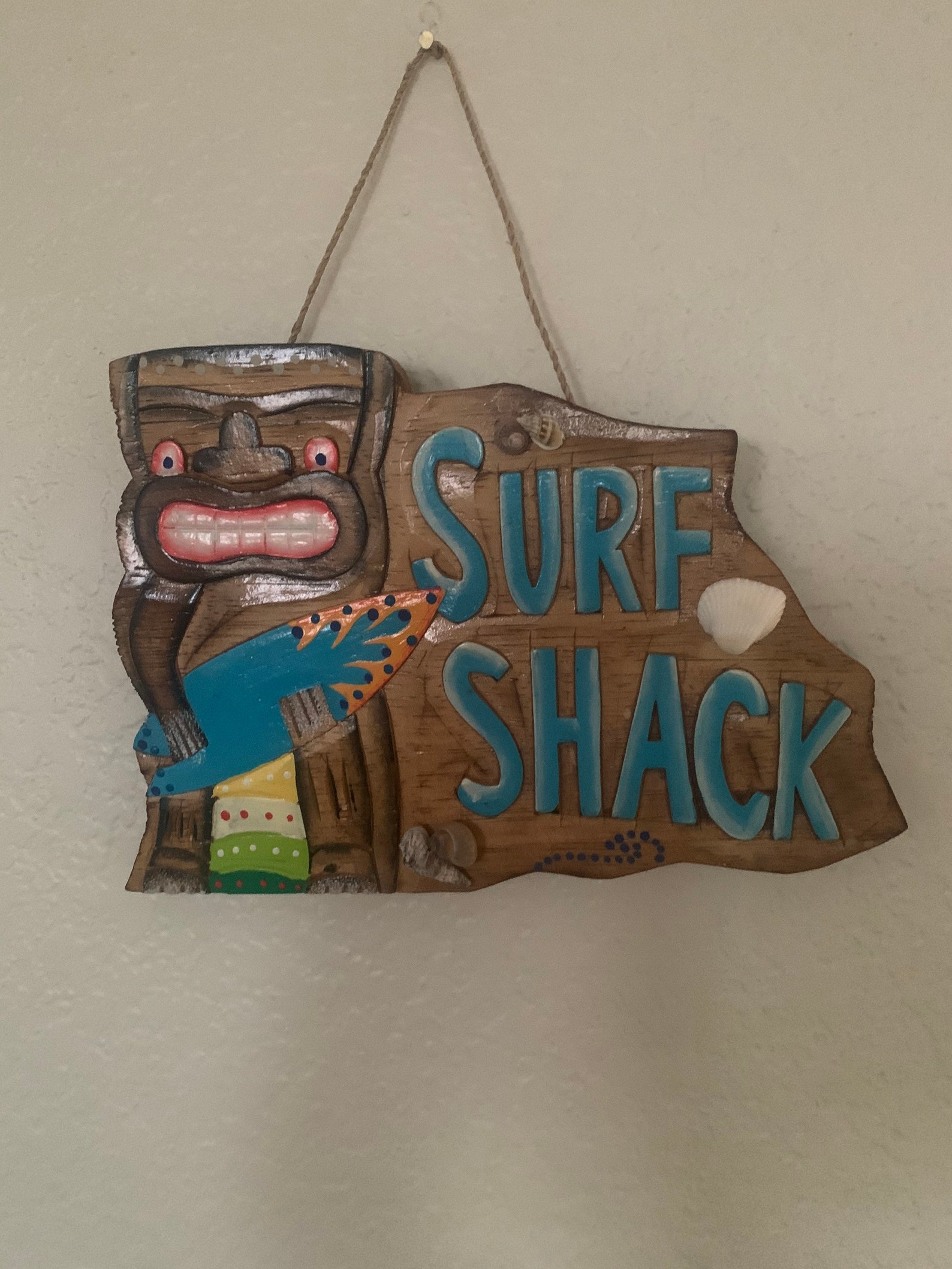 Wood Carved Surf Shack Sign Coastal Decor Surf Decor Beach - Etsy