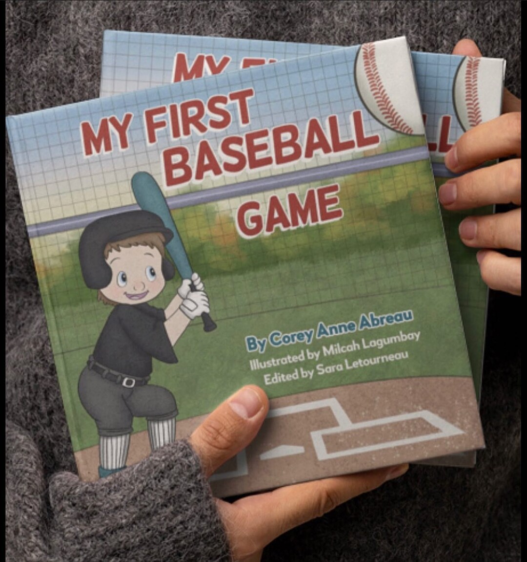 My First Baseball Game by Corey Anne Abreau Digital - Etsy