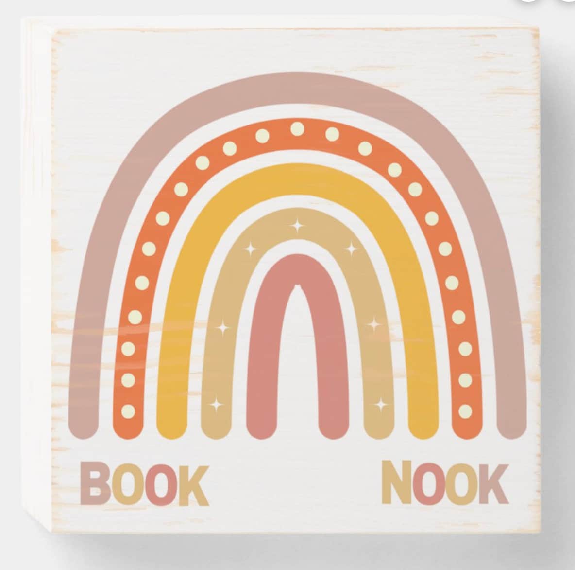 Rainbow Book Nook Wall Art for Kids Playroom or Classroom Wall Art Wall ...