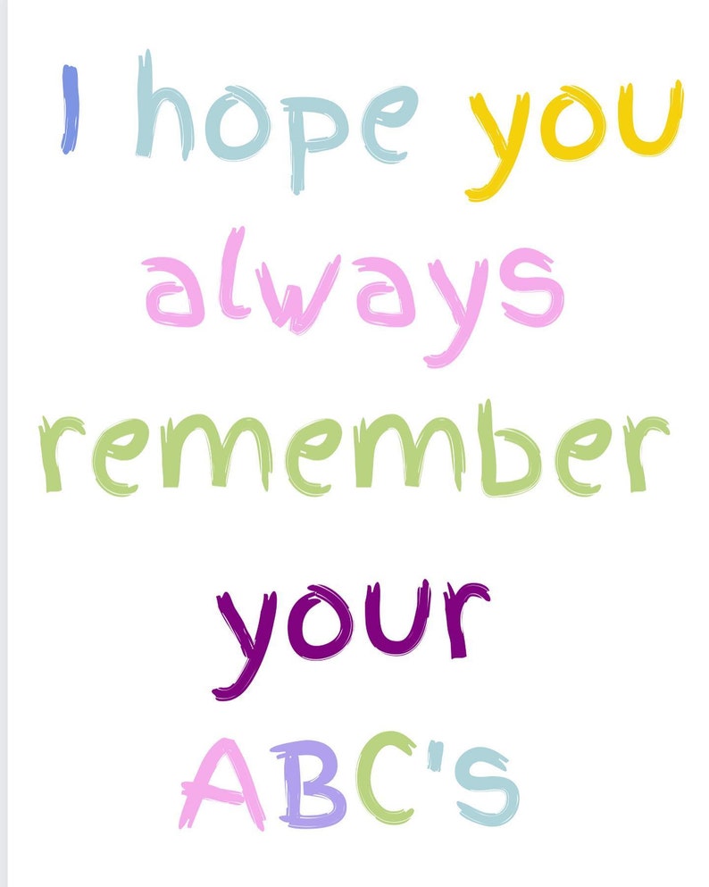 ABC Positive Affirmations Digital Download - Etsy