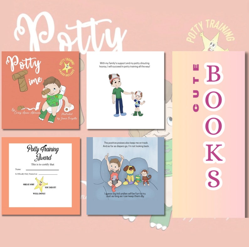 Potty Time Book Potty Time Fun Storybook for Toddlers Book Potty ...