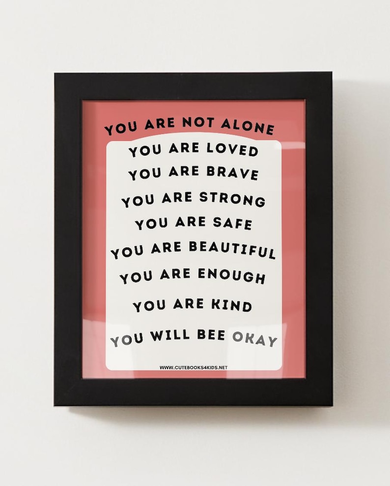 Kids Bee Feelings Chart & Emotions Poster for Kids Mental Health ...