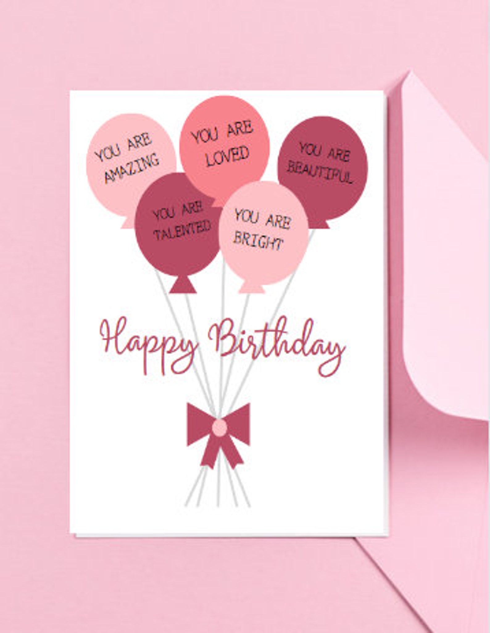 Positive Quotes Printable Birthday Card - Spread Joy With Inspirational ...