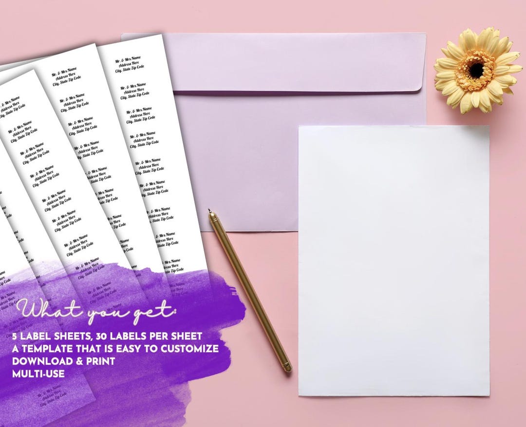 Customizable Label Template | Printable Labels for Organizing ...
