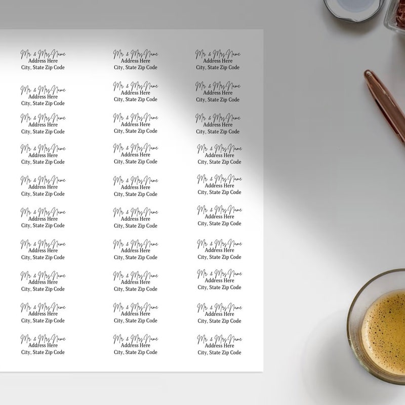 Diy Address Labels - Etsy