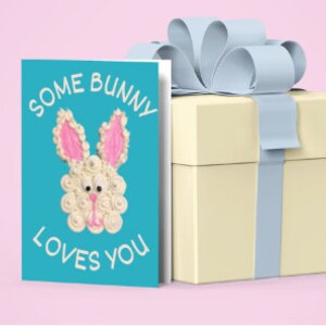 Adorable East Card Some Bunny Loves You Easter Card Digital & Printable ...
