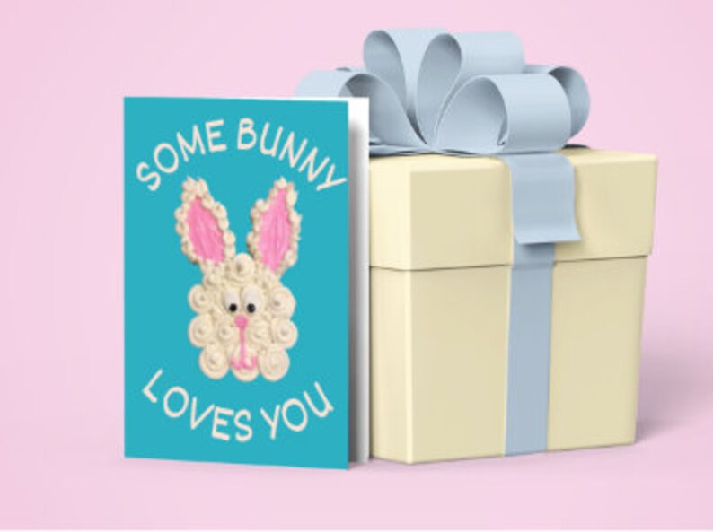 Adorable East Card Some Bunny Loves You Easter Card Digital & Printable ...