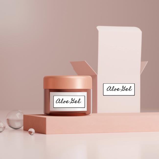 Customizable Black Border Label Template | Organize & Decorate in Style ...