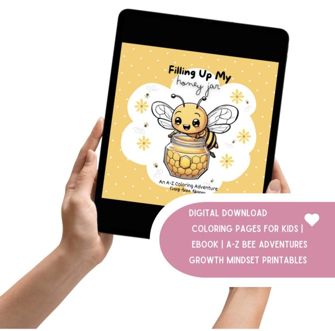 ABC Bee Adventures Growth Mindset Coloring Ebook for Kids | Educational ...
