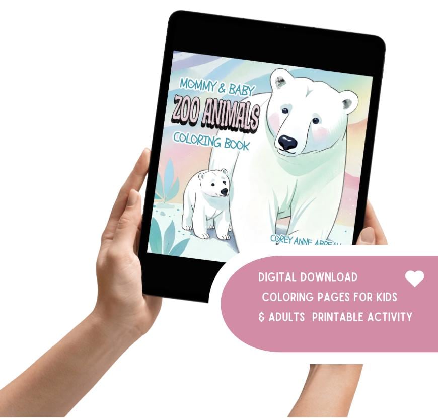 Baby Zoo Animals Coloring Pages