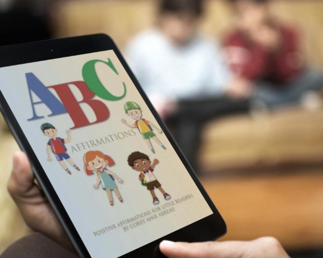 Inspirational ABC Affirmations for Kids Positive Children's Book Gift ...