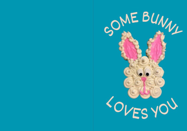 Adorable East Card Some Bunny Loves You Easter Card Digital & Printable ...