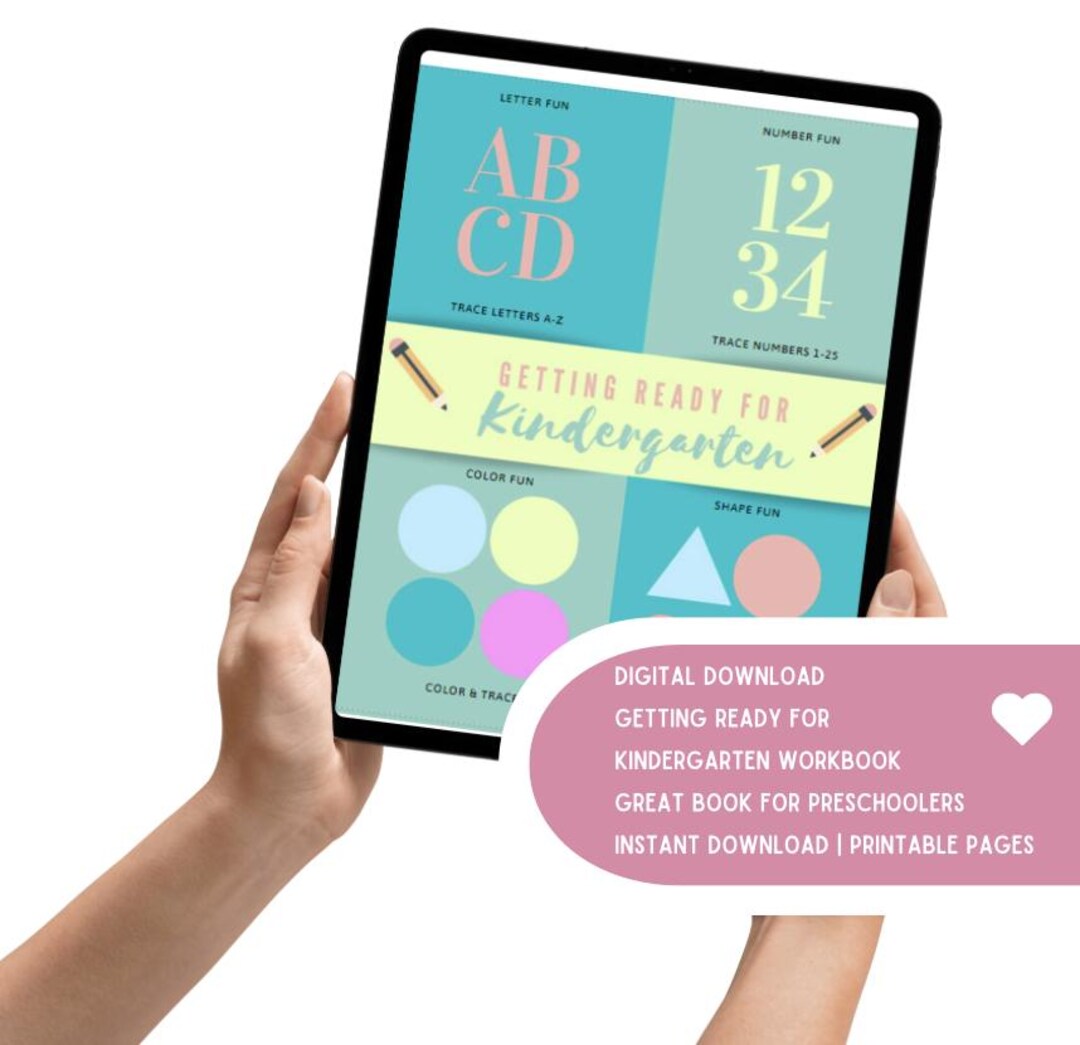 Get Ready for Kindergarten Workbook Learn Letters and Numbers Workbook ...