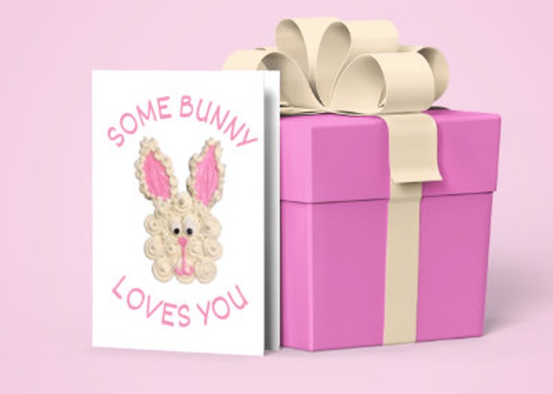 Adorable East Card Some Bunny Loves You Easter Card Digital & Printable ...