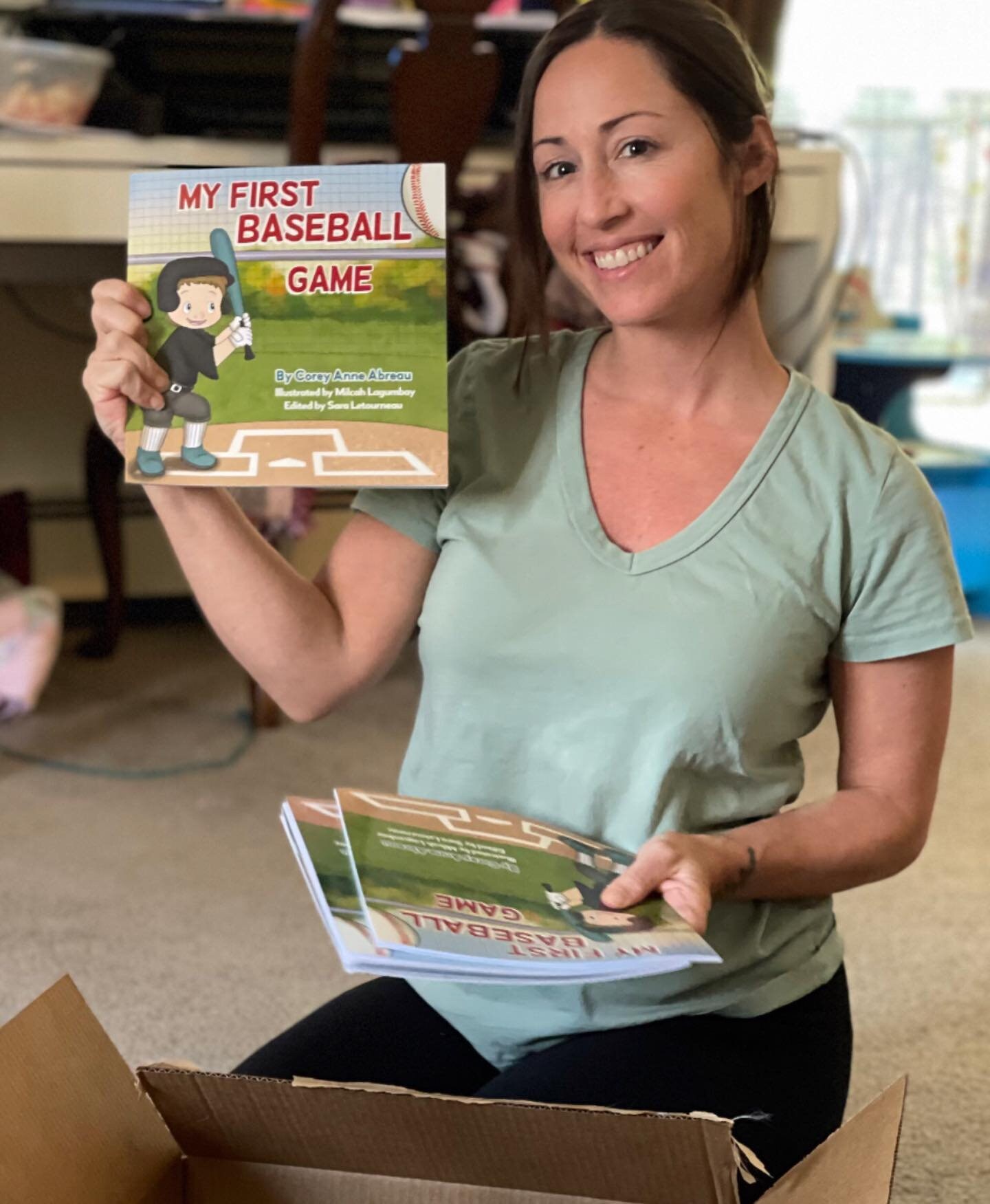 My First Baseball Game Book Digital Children's Book Digital Children's ...