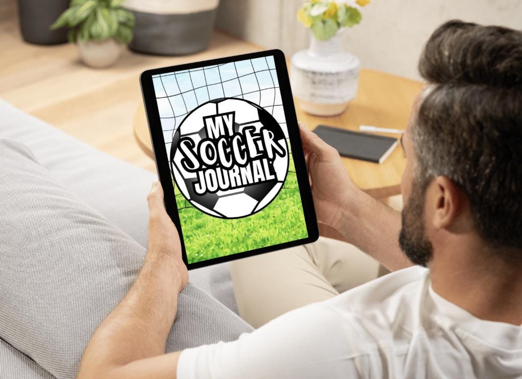 Soccer Journal: Motivational Quotes & Goal Setting (paperback) - Etsy