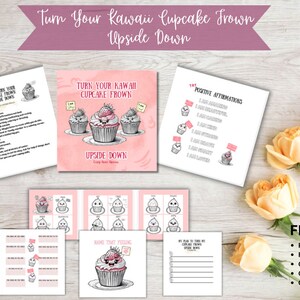 Whimsical Kawaii Cupcake Emotions Workbook | Printable Kids Feelings ...