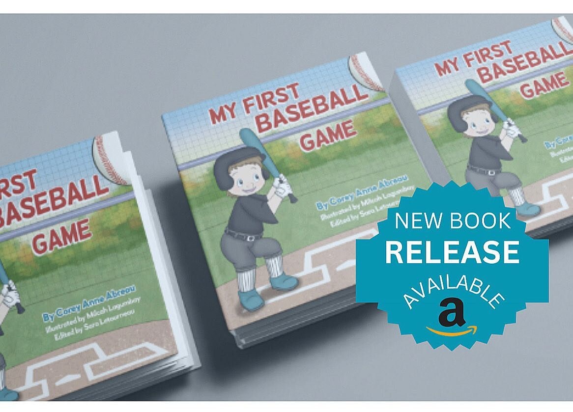 My First Baseball Game by Corey Anne Abreau Digital - Etsy