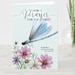 Elegant Dragonfly & Floral Digital Prayer Card | Religious Greeting ...